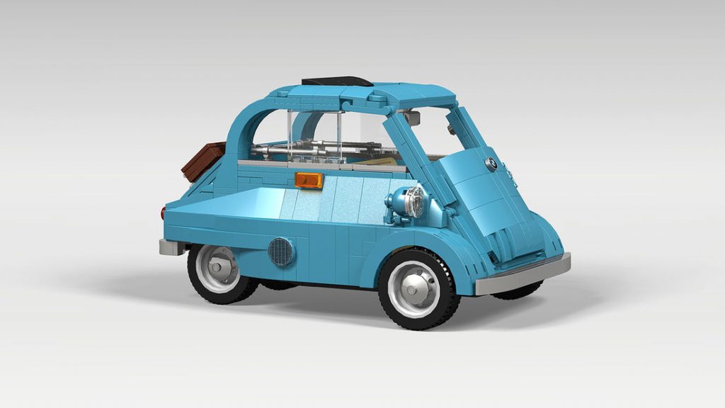 The round must go into the square — Lego BMW Isetta | Small Cars Club