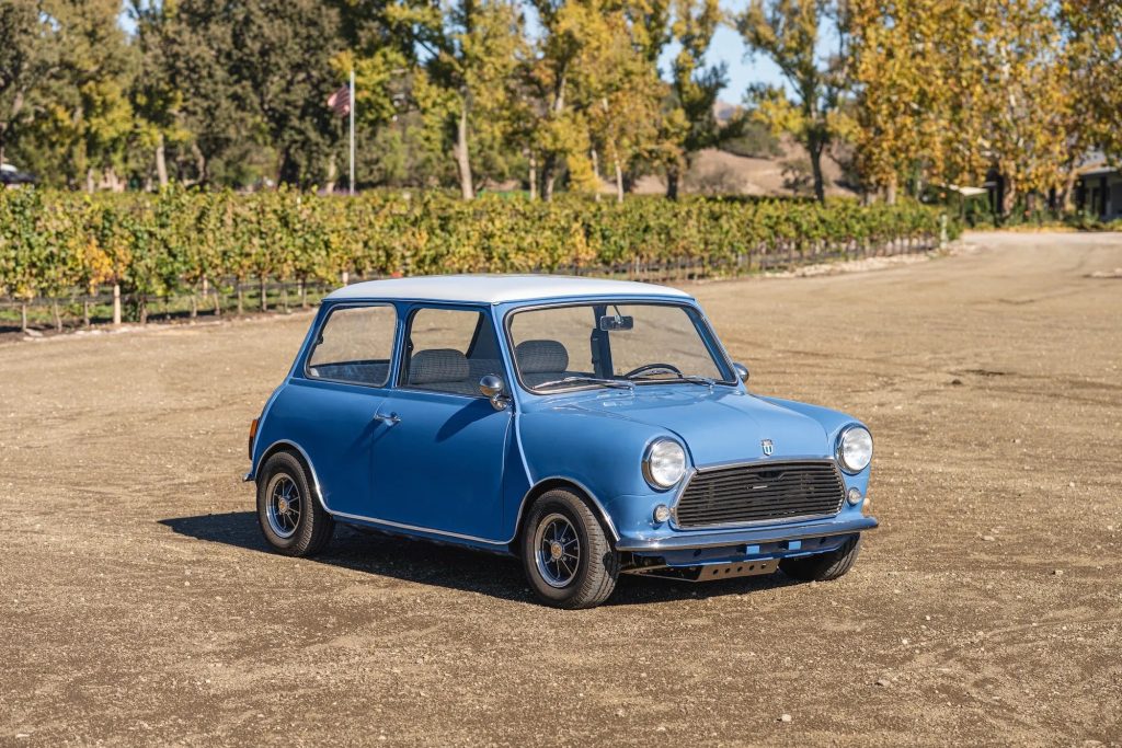 Tesla Powered Classic Austin Mini | Small Cars Club