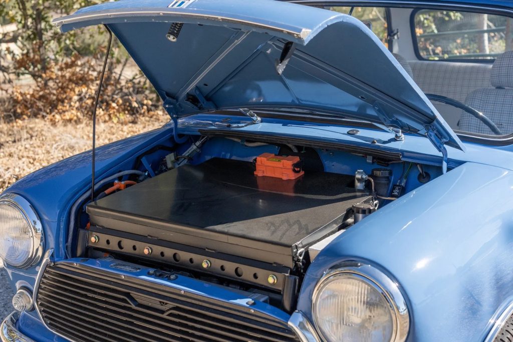 Tesla Powered Classic Austin Mini | Small Cars Club