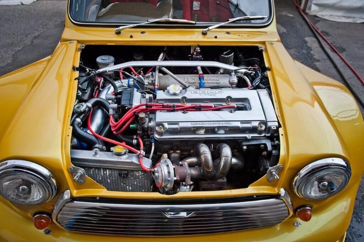 350 WHP MINI Cooper Powered by a Turbo Honda Engine | Small Cars Club