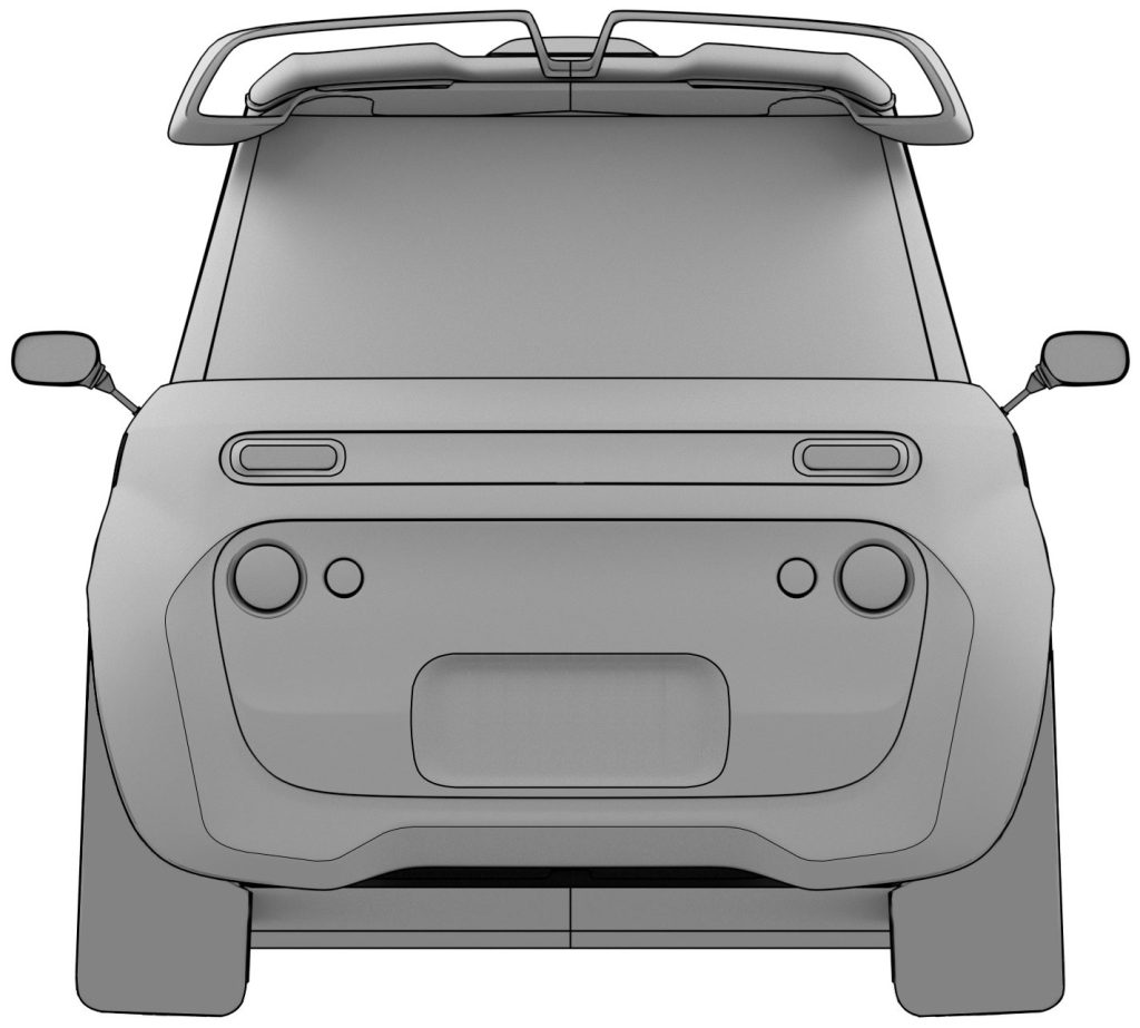 This is what the microcar looks like, which will be assembled at the ex ...