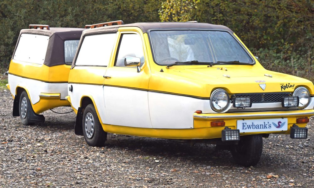 1976 Reliant Robin with matching trailer | Small Cars Club